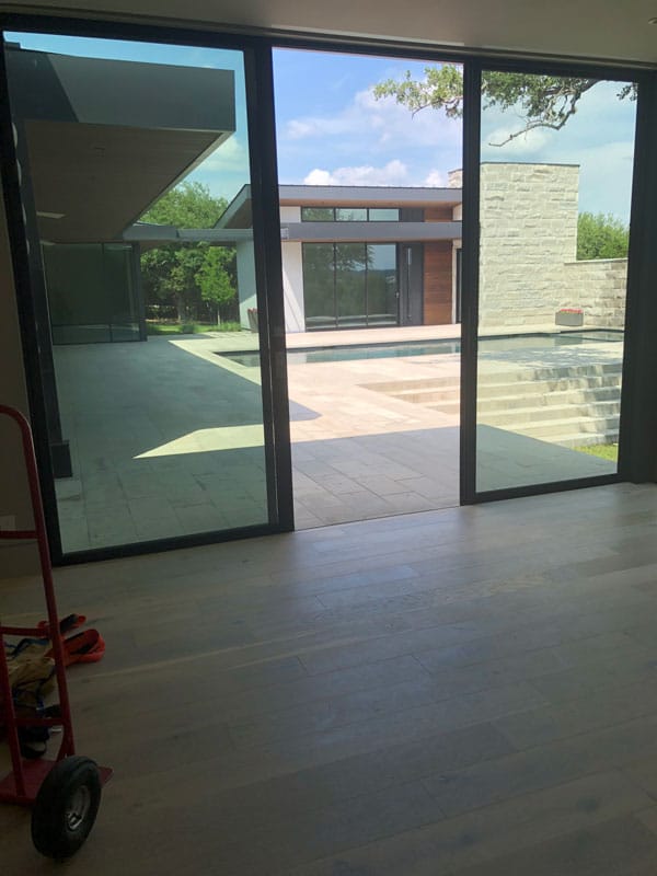 Before and After photos showing our professional Austin packing services