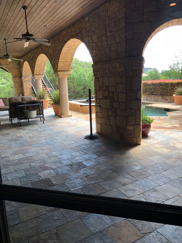 Before and After photos showing our professional Austin packing services